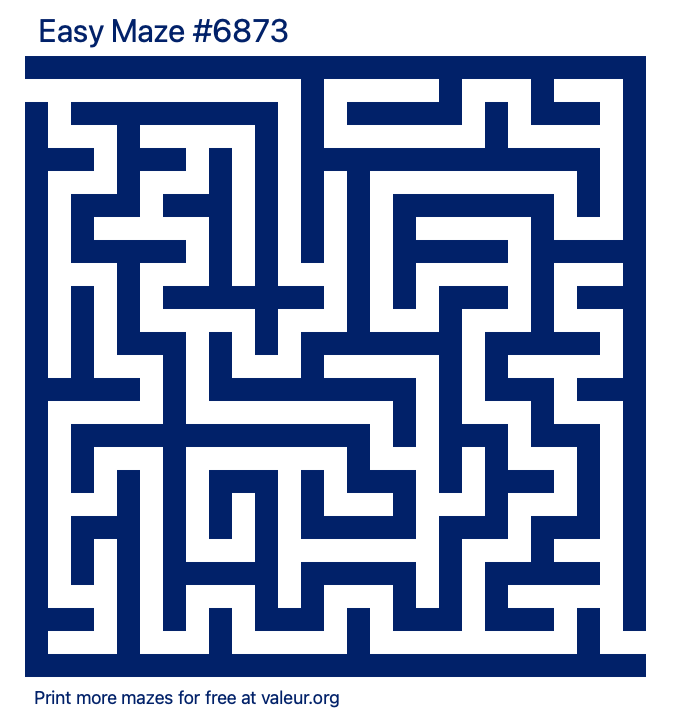 Free Printable Easy Maze with the Answer #6873